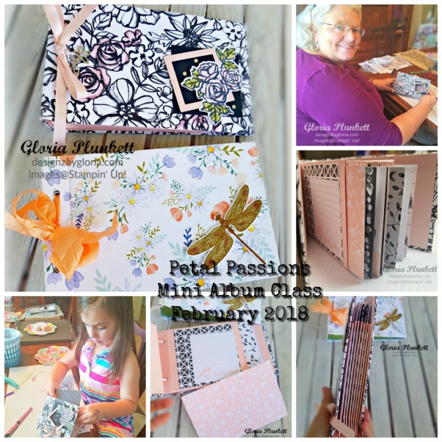 Petal Passion Mini Album Class a Success! - Designz By Gloria
